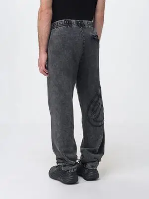 DIESEL® P-marky Cotton Jogger Pants With Tone-on-tone Oval D Logo