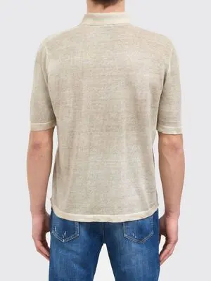 Avant Toi Linen And Cotton Polo Shirt - Brown