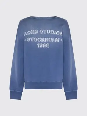 Acne Studios Crewneck Sweatshirt With Dropped Shoulders And Back Logo