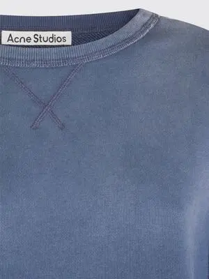 Acne Studios Crewneck Sweatshirt With Dropped Shoulders And Back Logo