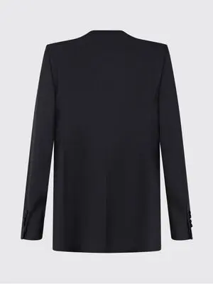 TOM FORD Cropped Wool And Silk Tuxedo Blazer With Padded Shoulders