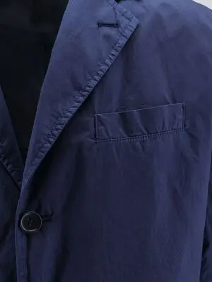 Aspesi Single-breasted Cotton Blazer With Lapels