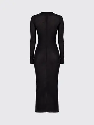 Rick Owens Long Sleeve Maxi Dress - Black