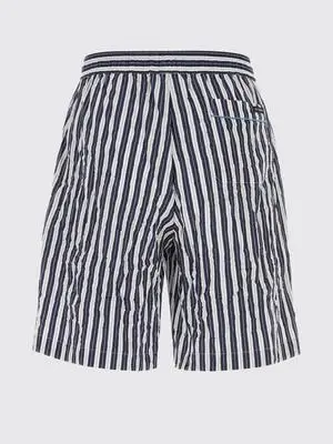 Dolce & Gabbana Viscose And Silk Blend Shorts With Drawstring Waist