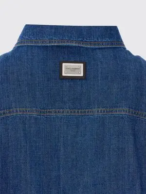 Dolce & Gabbana Cotton Denim Casual Shirt