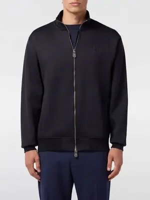 BILLIONAIRE Cotton Zip-up Sweatshirt With Turtleneck Collar