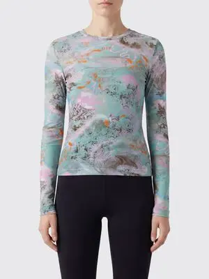 Off-White Long-sleeve Slim Fit Graphic Print Top