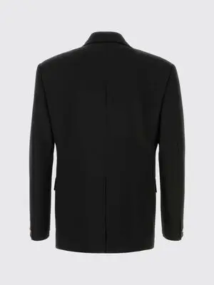 Versace Double-breasted Virgin Wool Blazer