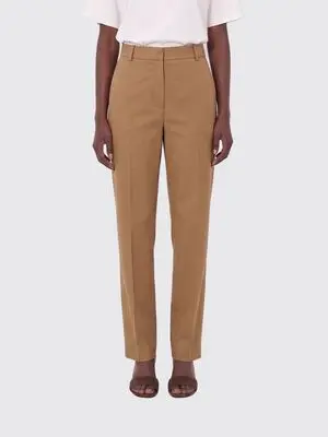 Moschino High-waisted Sartorial Skinny Cotton Pants - Brown