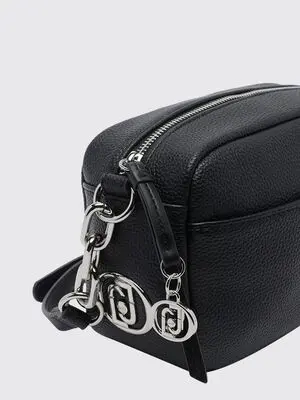 Liu Jo Grained Faux Leather Mini Camera Bag With Strap - Black