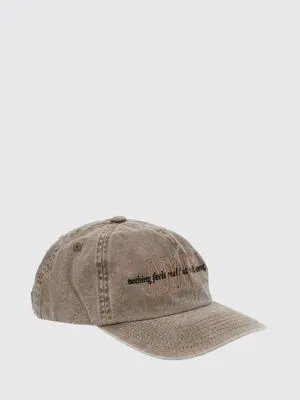 AMISH SUPPLIES Cotton Baseball Cap With Embroidered Logo And Slogan - Brown
