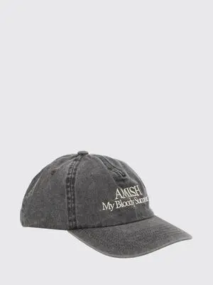AMISH SUPPLIES Cotton Baseball Cap With Embroidered Logo And Slogan Grey