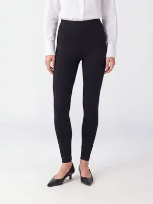 TOTEME Stretch Fabric Leggings - Black