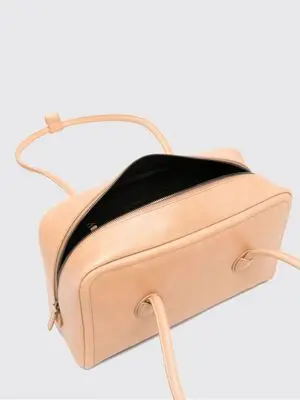 MARGESHERWOOD Boston Smooth Leather Shoulder Bag With Double Handle