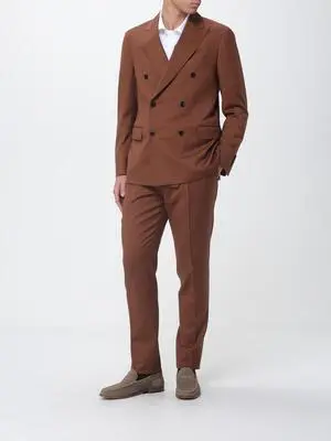 LARDINI Wool Double-breasted Dress