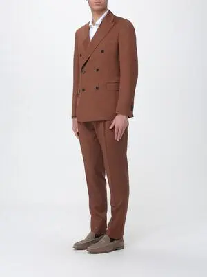 LARDINI Wool Double-breasted Dress
