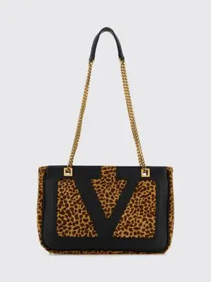 Valentino Garavani Viva Superstar Animalier Pony Skin Bag - Biscuit
