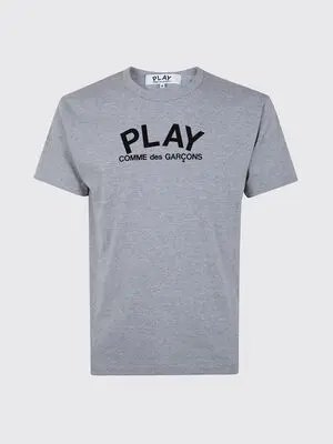Play Comme Des Garcon Slim Fit Cotton T-shirt With Logo