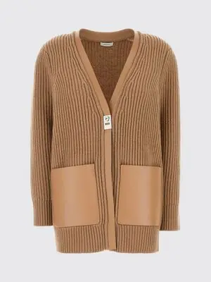 FERRAGAMO Long Wool Cardigan With Gancini Detail