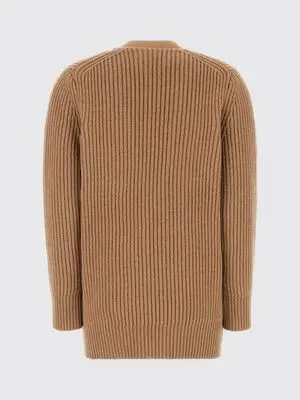 FERRAGAMO Long Wool Cardigan With Gancini Detail
