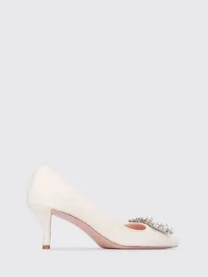 ROGER VIVIER Tweed Pumps With Jewel Buckle