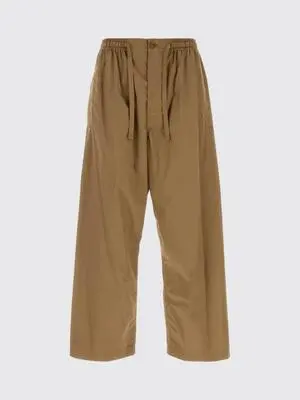 LEMAIRE Wide-leg Cotton Trousers With Drawstring Waist