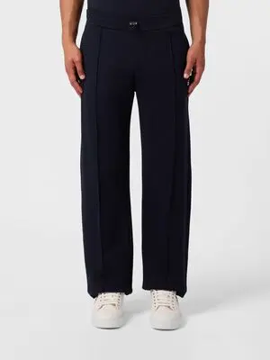 BILLIONAIRE Straight-leg Cotton Track Pants With Drawstring Navy