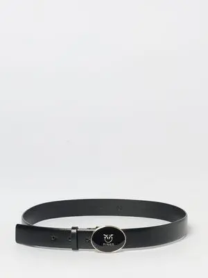 Pinko Logo Buckle Belt - Black