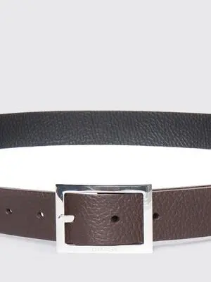 Orciani Hammered Calfskin Leather Belt