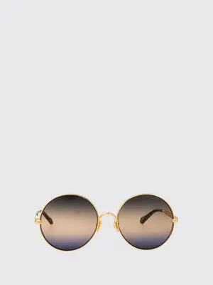 Chloé Round Frame Metal Sunglasses - Grey