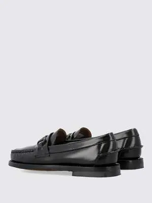 SEBAGO Joe Brushed Leather Penny Loafers With Metal Horsebit