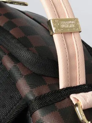 SPRAYGROUND Checkered Backpack In Coated Cotton With Padded Straps