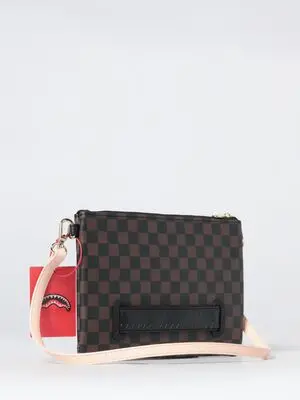 SPRAYGROUND Checkered Document Pouch With Wrist Strap