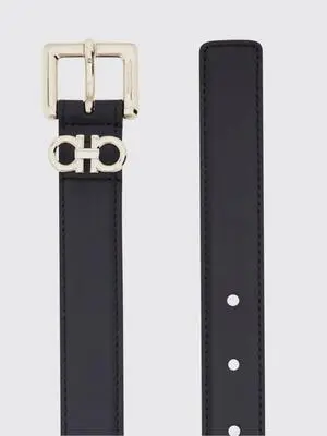 FERRAGAMO Adjustable Gancini Belt In Smooth Calfskin Leather