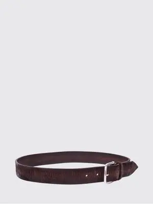 Orciani Blade Belt In Embossed Leather