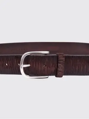 Orciani Blade Belt In Embossed Leather