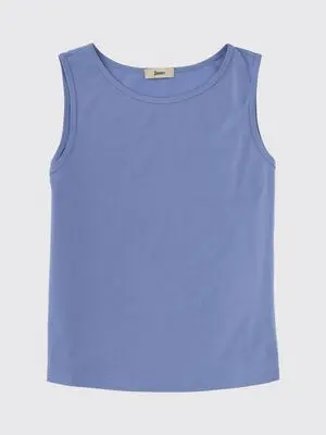 Herno Slim Fit Cotton Tank Top With Round Neck - Gnawed Blue