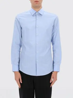 Hugo Classic Cotton Poplin Shirt - Gnawed Blue