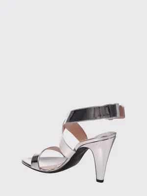 Alaïa Patent Leather High Cone Heel Ankle Strap Sandals