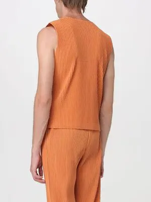 Issey Miyake Homme Plissé Pleated Technical Crêpe Vest - Brown