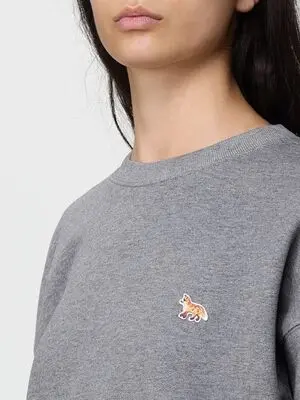 Maison Kitsuné Embroidered Fox Crewneck Sweatshirt
