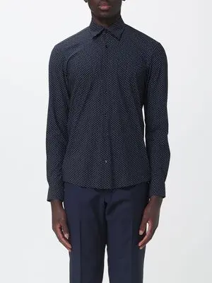 BOSS Jersey Slim Fit Shirt - Blue