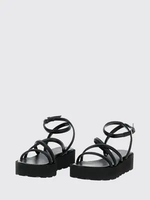 GIANVITO ROSSI Nappa Leather Platform Sandals