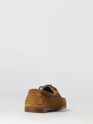 Paraboot Barth Marine Suede Leather Boat Shoes - Brown