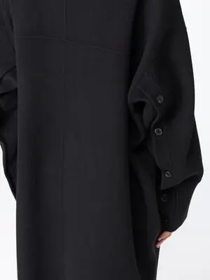 Pinko Long Sleeve Coat With Button Details