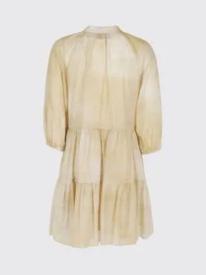 ERMANNO FIRENZE Cotton Blend Mini Chemisier Dress