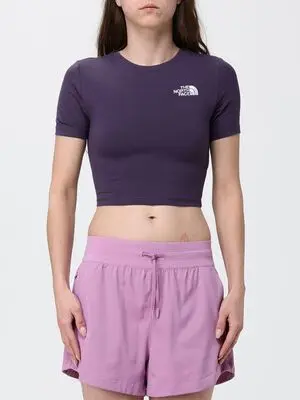 The North Face Cropped Stretch Cotton T-shirt - Violet