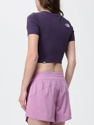 The North Face Cropped Stretch Cotton T-shirt - Violet