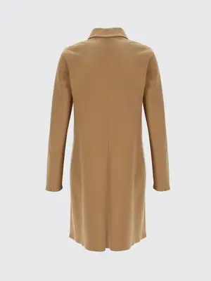 Herno Knee-length Single-breasted Coat In Stretch Technical Fabric - Beige