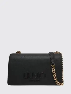 Liu Jo Saffiano Faux Leather Bag - Black